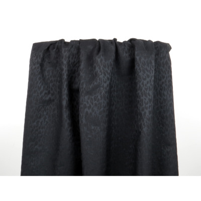 Tissu Jacquard Coton LEO Noir - Mercerie en ligne - The Sweet Mercerie